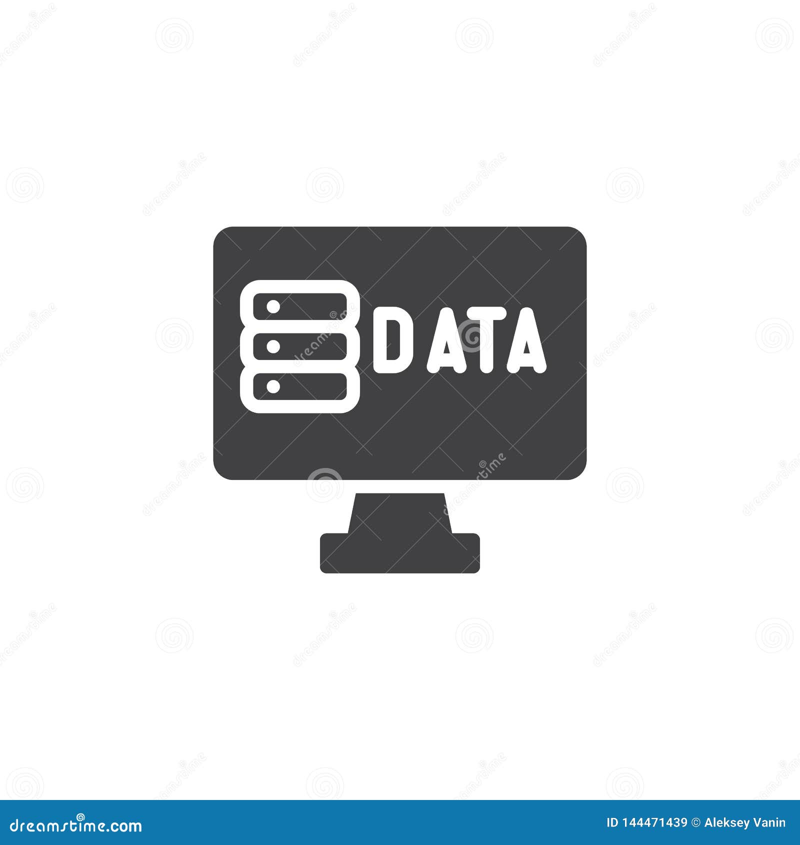 Computer Data Storage Vector Icon Stock Vector - Illustration of ... Computer Data Storage Vector Icon Stock Vector - Illustration of ...