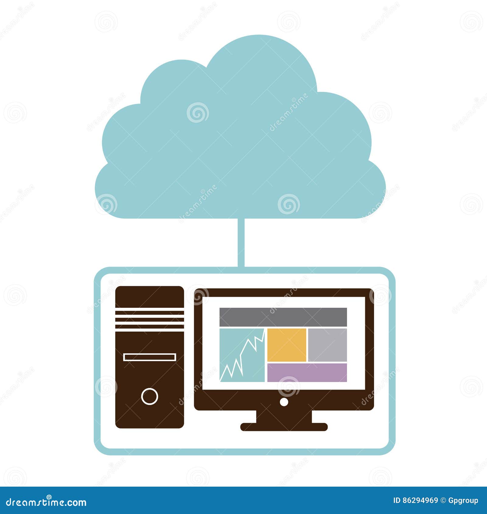Computer Database Server Icon Stock Stock Illustration - Illustration ... Computer Database Server Icon Stock Stock Illustration - Illustration ...