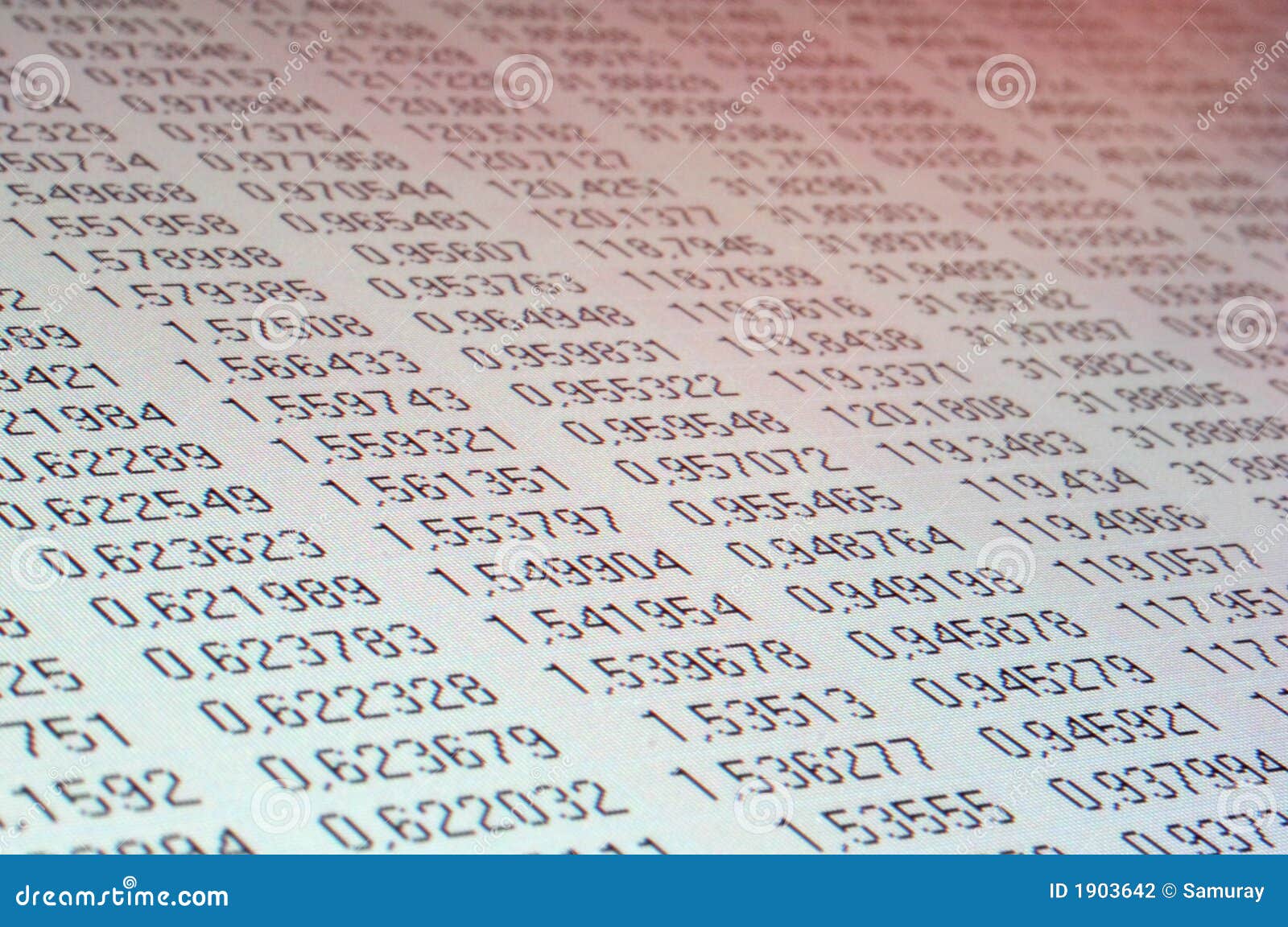 Computer-Daten-Tabelle stockfoto. Bild von geld, perspektive - 1903642