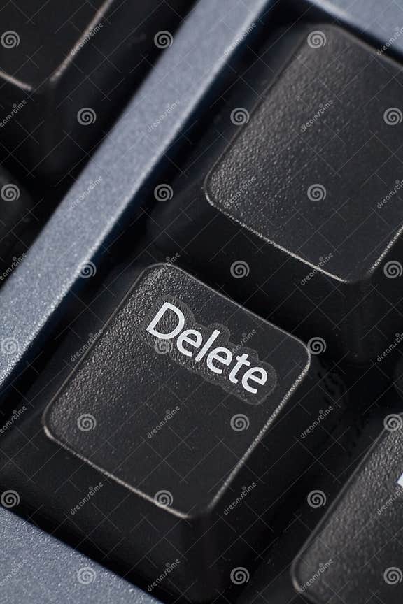 Computer delete key stock image. Image of delete, close - 2630331