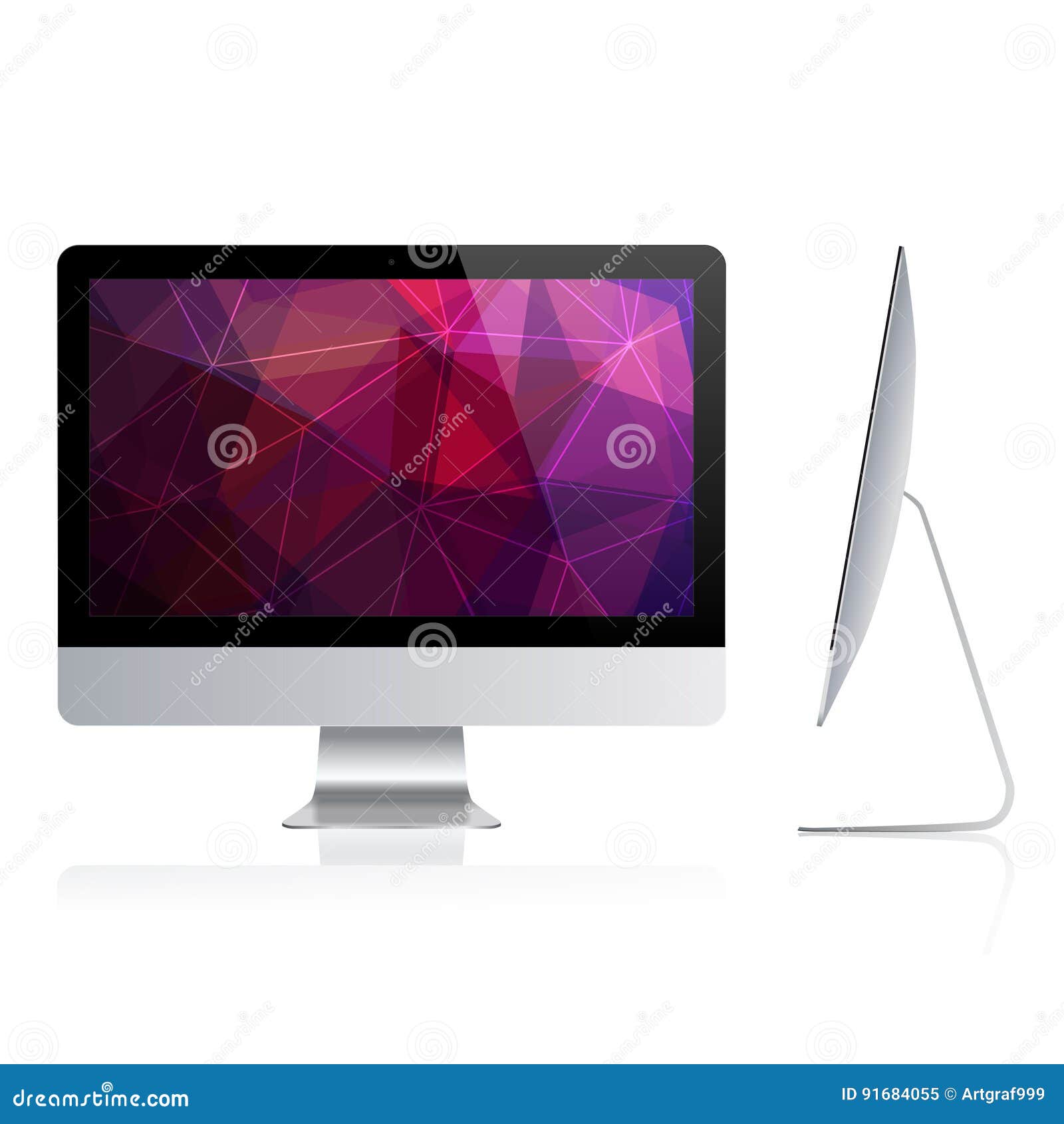 Computer stock illustration. Illustration of processor - 91684055