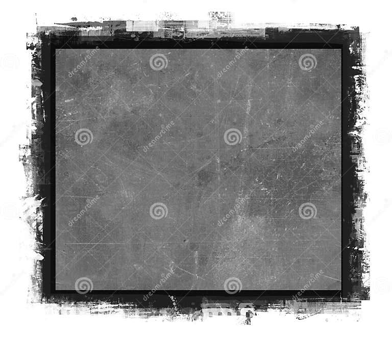 Computer Designed Grunge Border Stock Illustration - Illustration of ...
