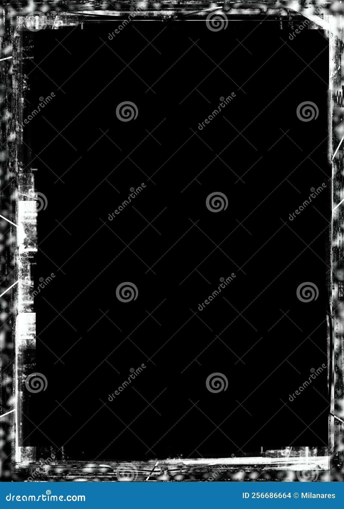 Computer Designed Highly Detailed Grunge Frame with Space for Your Text ...