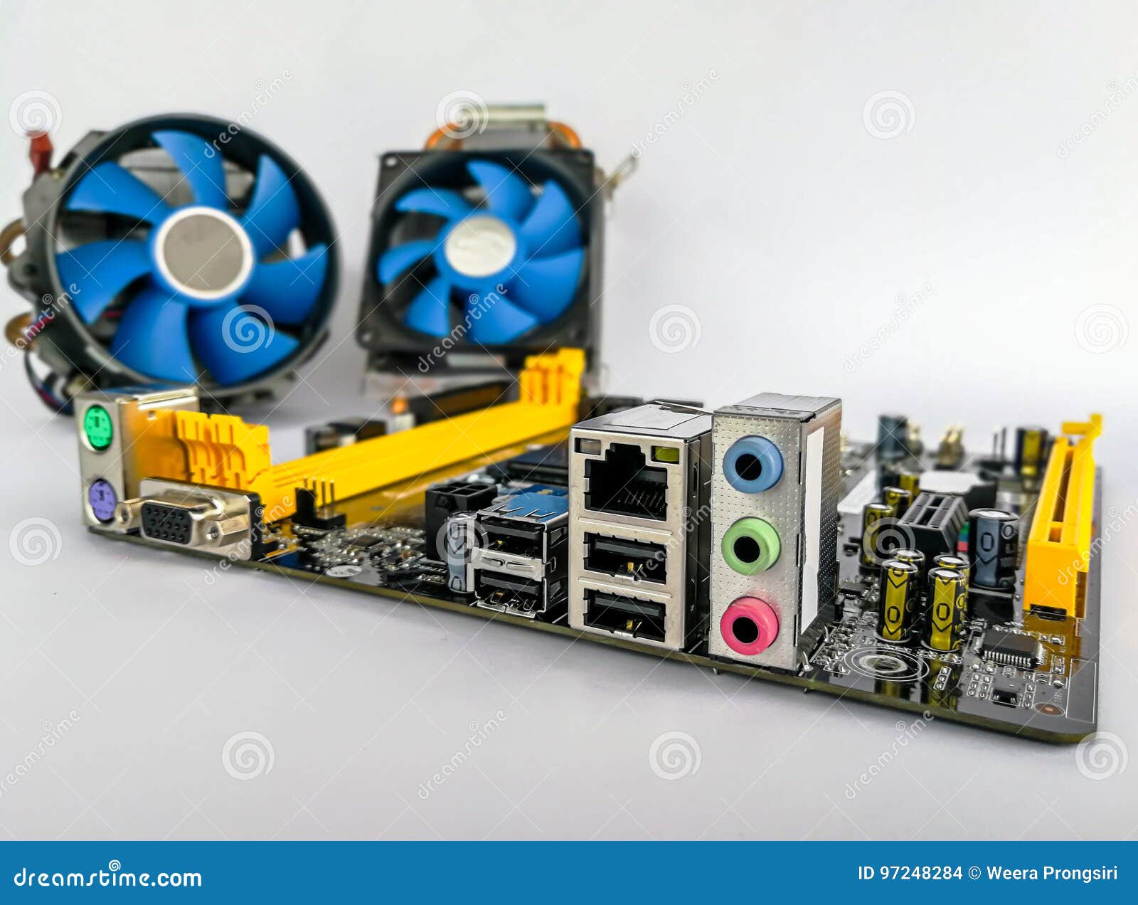 Computer, Desktop PC, Blackboard, Electrical Component, Cable Stock ...