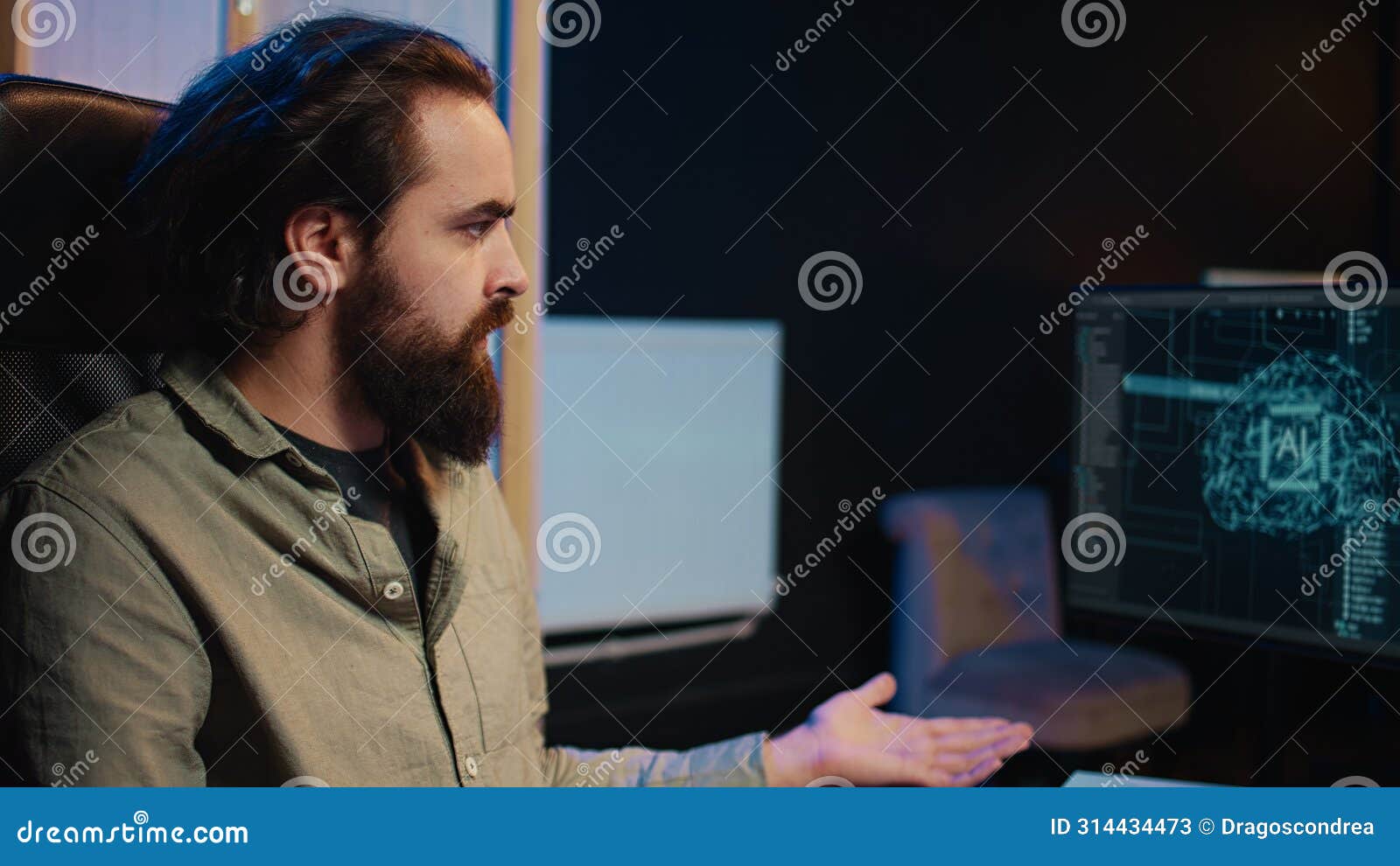 Computer Developer Confused by AGI AI Turning Autonomous, Greeting Him ...