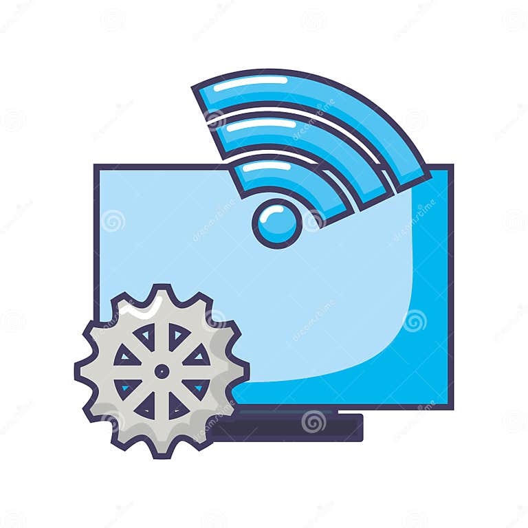 Computer device design stock illustration. Illustration of office ...