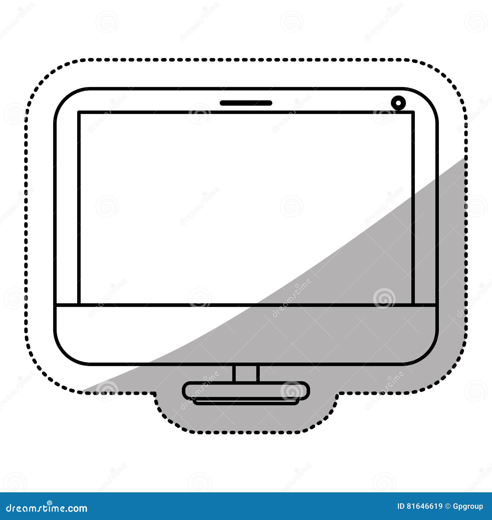 Computer device design stock illustration. Illustration of technology ...