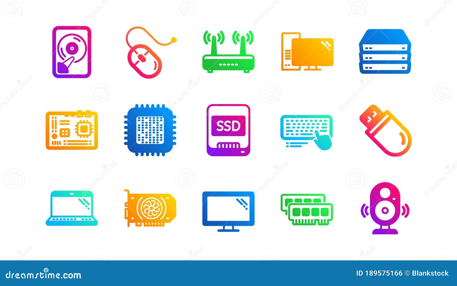 Computer Device Icons. Motherboard, CPU and Laptop. Classic Icon Set ...