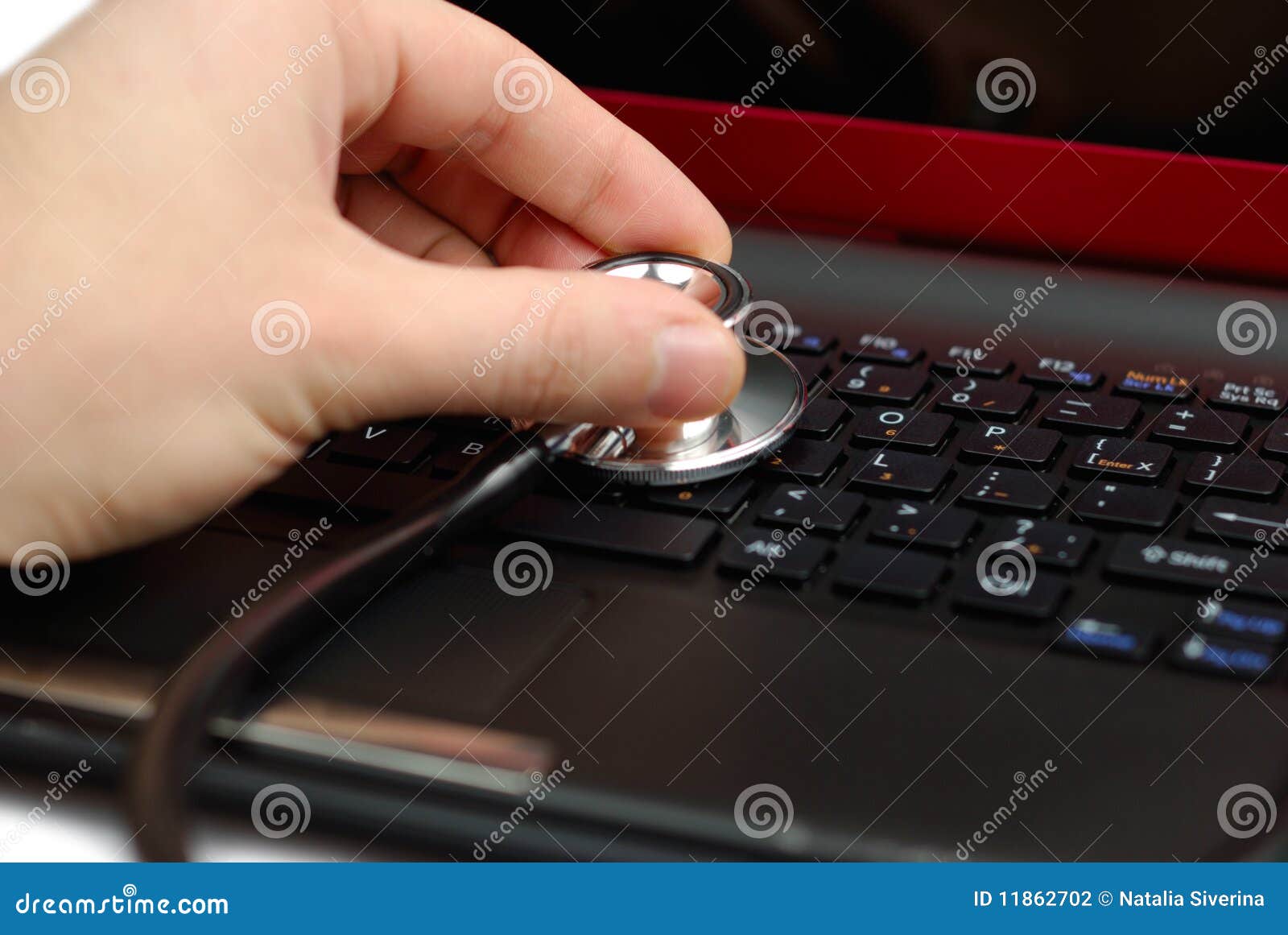 Computer Diagnosis stock photo. Image of cardiology, digital - 11862702