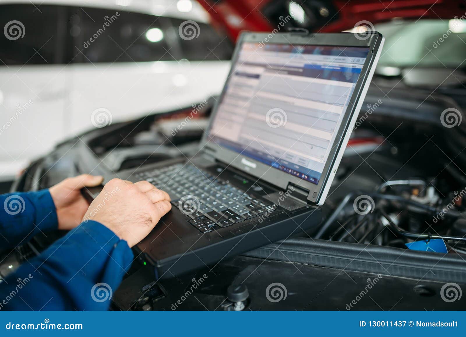 Computer Diagnostics of the Car in Auto-service Stock Image - Image of ... Computer Diagnostics of the Car in Auto-service Stock Image - Image of ...