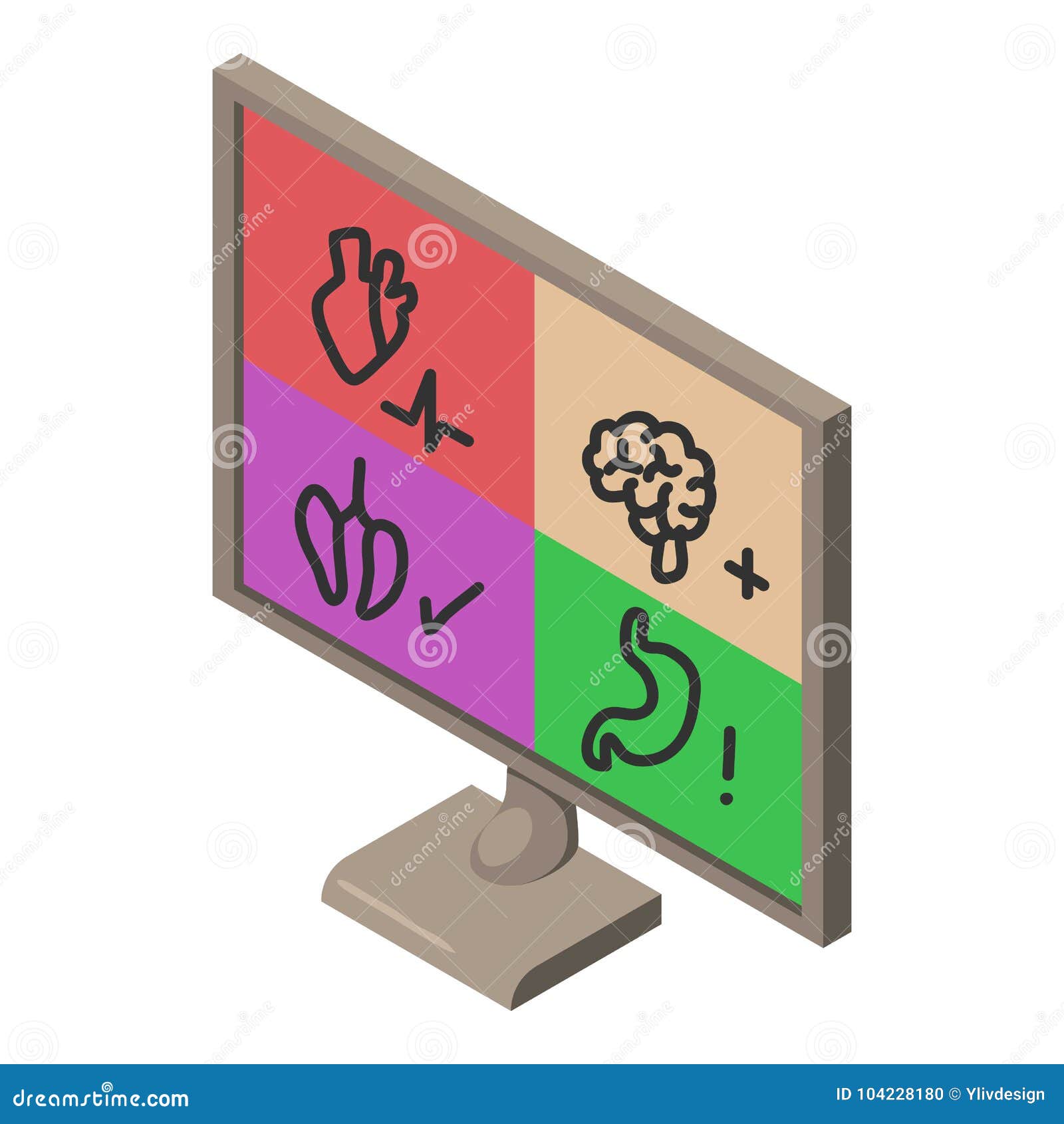 Computer Diagnostics Icon, Isometric Style Stock Vector - Illustration ... Computer Diagnostics Icon, Isometric Style Stock Vector - Illustration ...