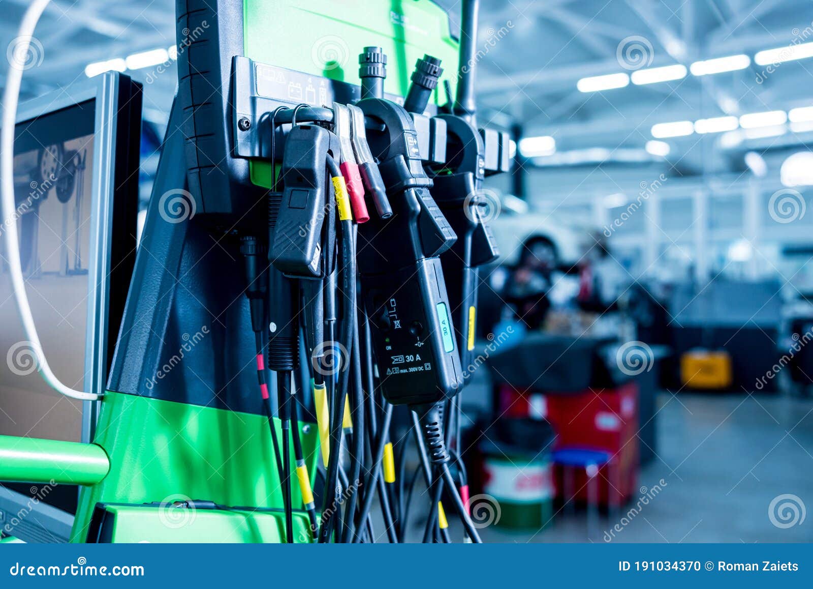 Computer Diagnostics in the Service Station. Car Service Stock Photo ...