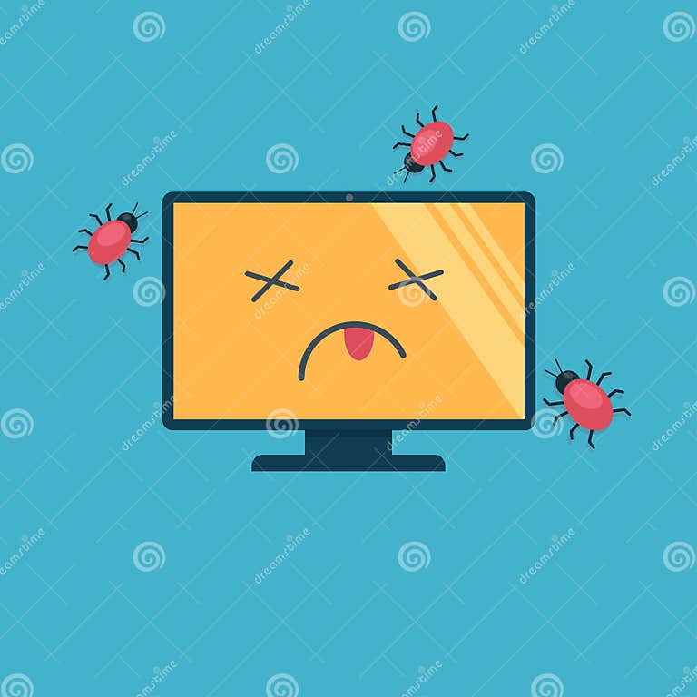 The Computer Died As a Result of a Virus Attack. Viruses in the Form of ...