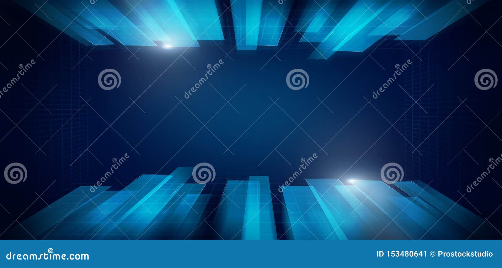 Hi-tech Modern Screen of Data, Internet Connection Stream Flow Concept ...