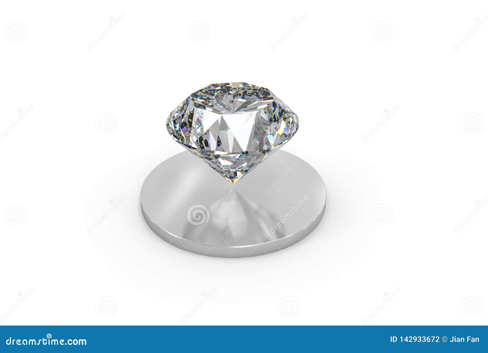 Luxury Diamond Gem, 3d Rendering Stock Photo - Image of background ...