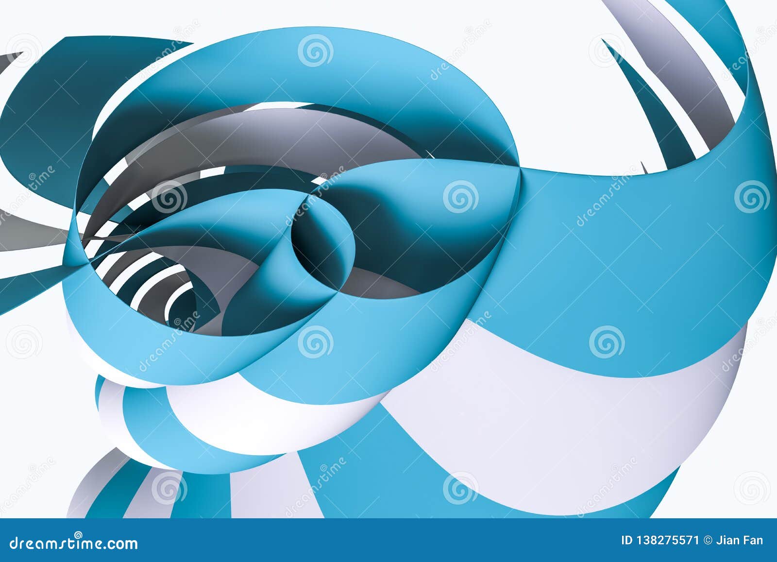 3d Rendering, Blue Surface and Graphic Design Background Stock ...