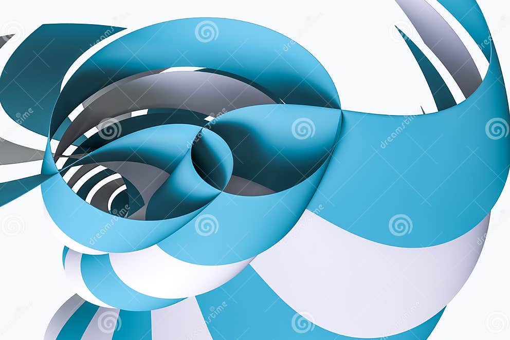 3d Rendering, Blue Surface and Graphic Design Background Stock ...