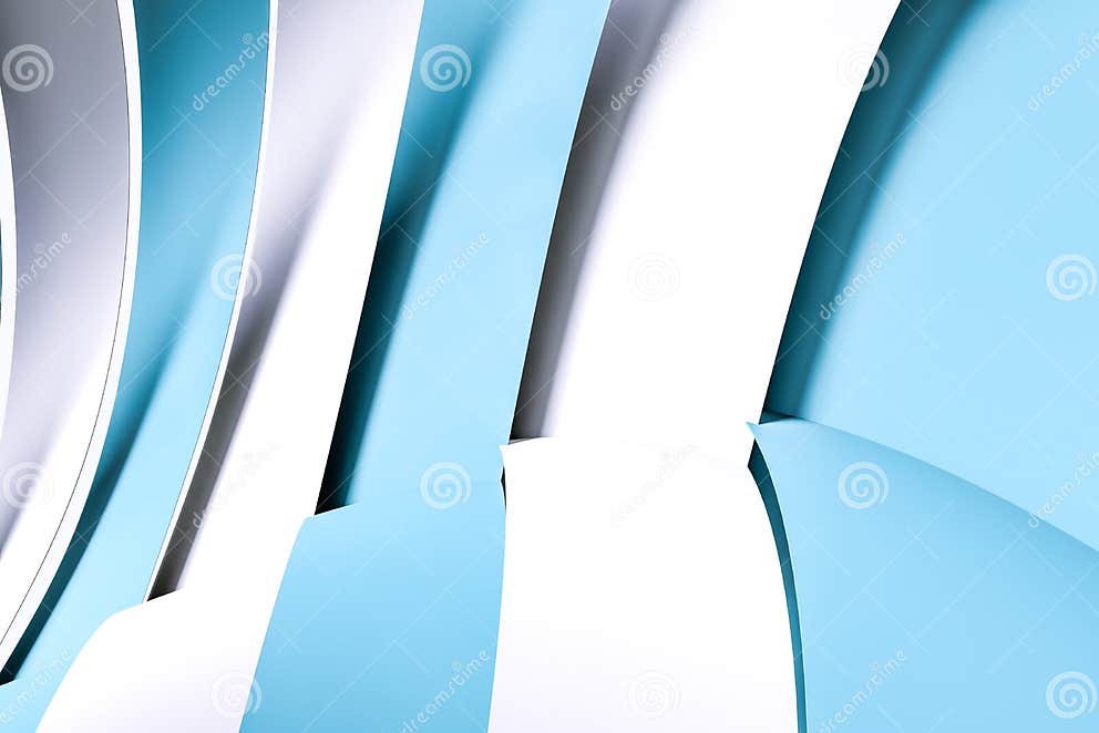 3d Rendering, Blue Surface and Graphic Design Background Stock ...