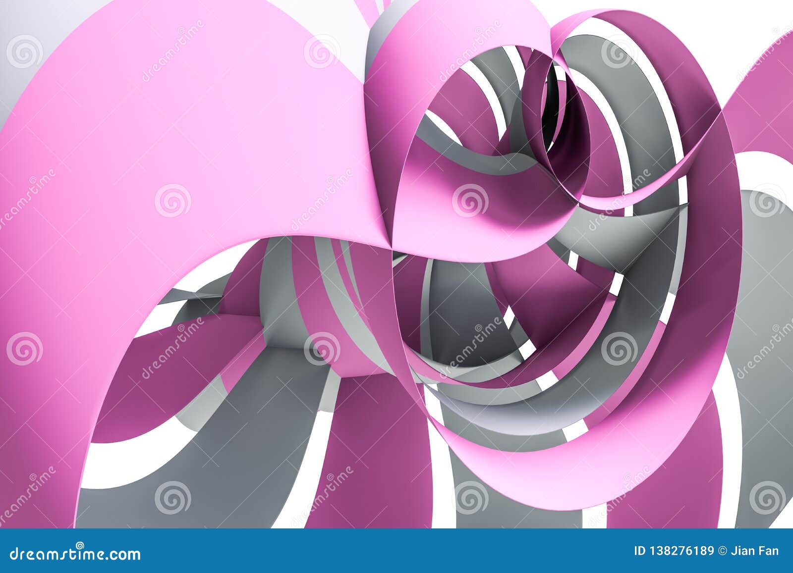 3d Rendering, Pink Surface and Graphic Design Background Stock ...