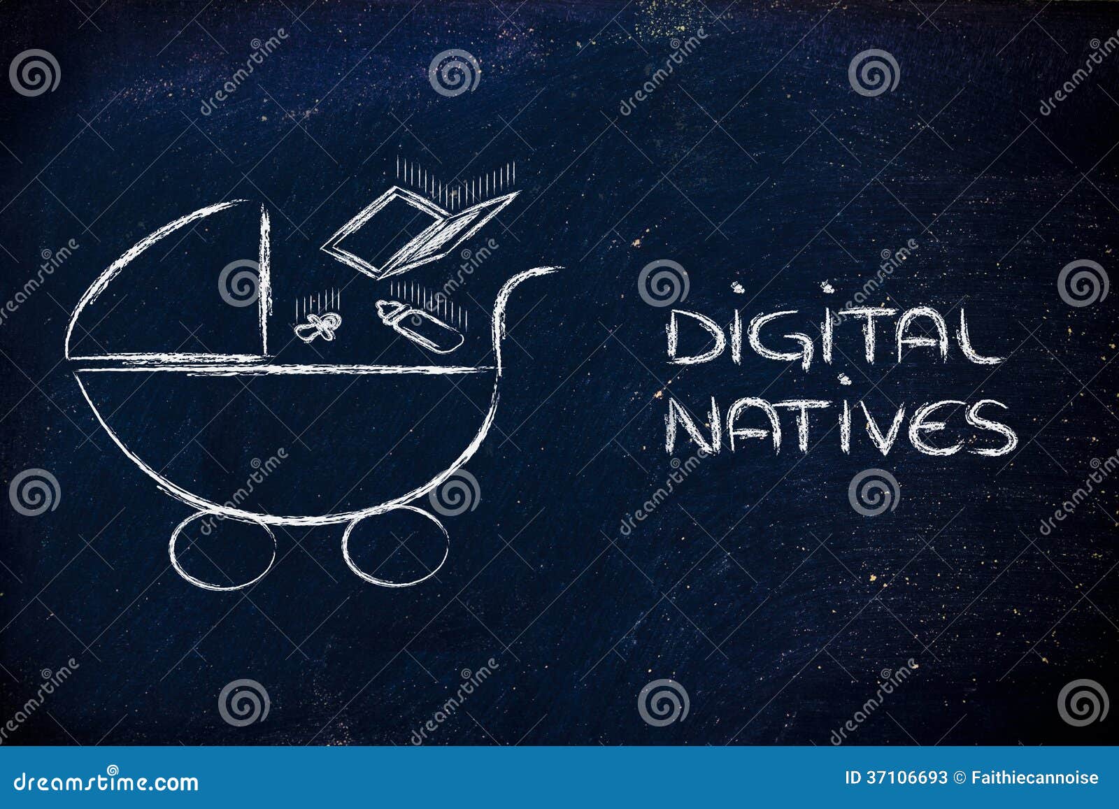 Computer, it and Digital Generation Stock Image - Image of design ...