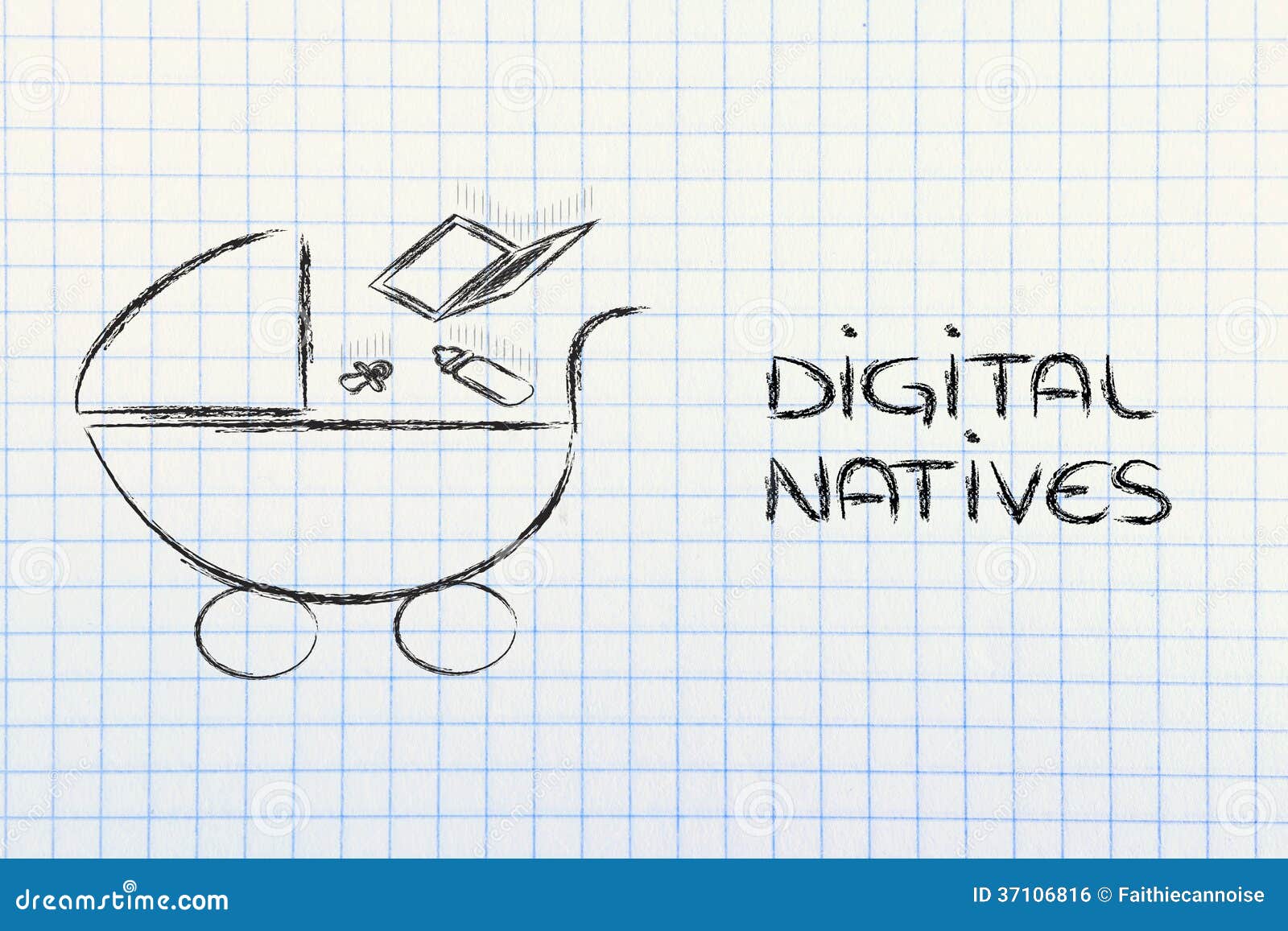 Computer, it and Digital Generation Stock Photo - Image of connect ...