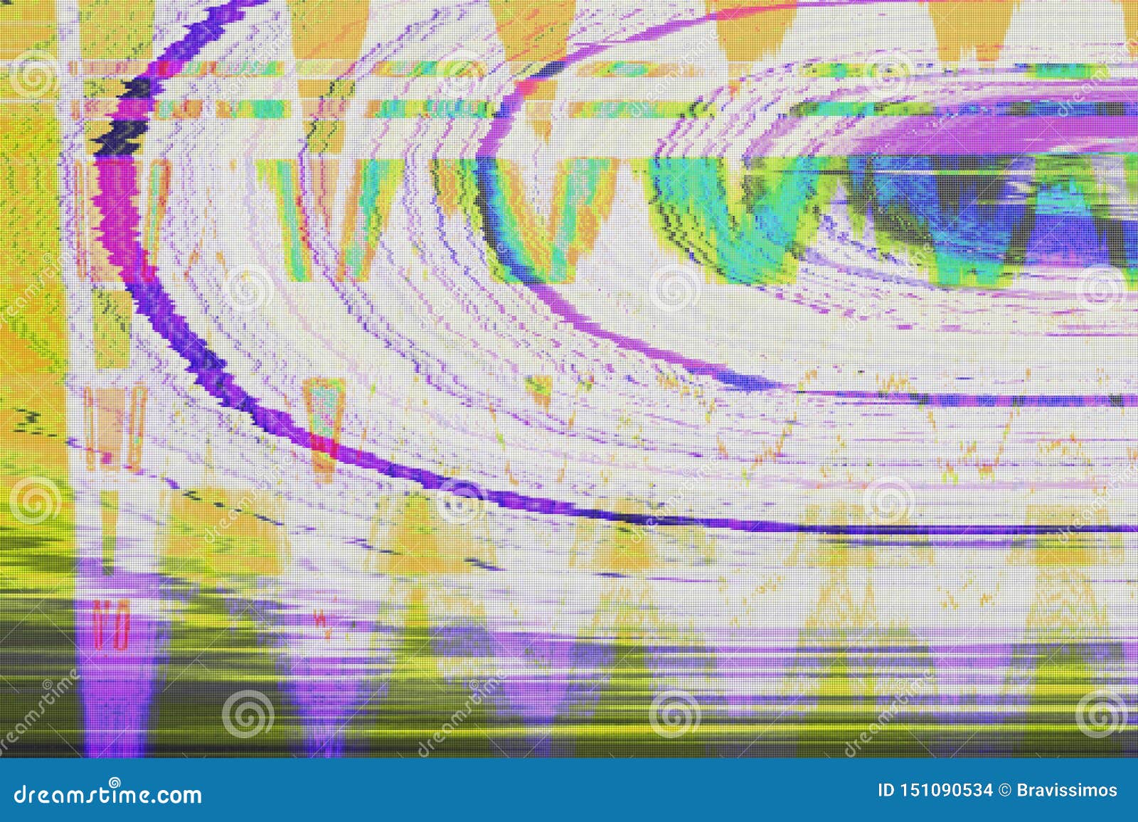 Computer Digital Glitch Abstract Background, Design Display Stock ...