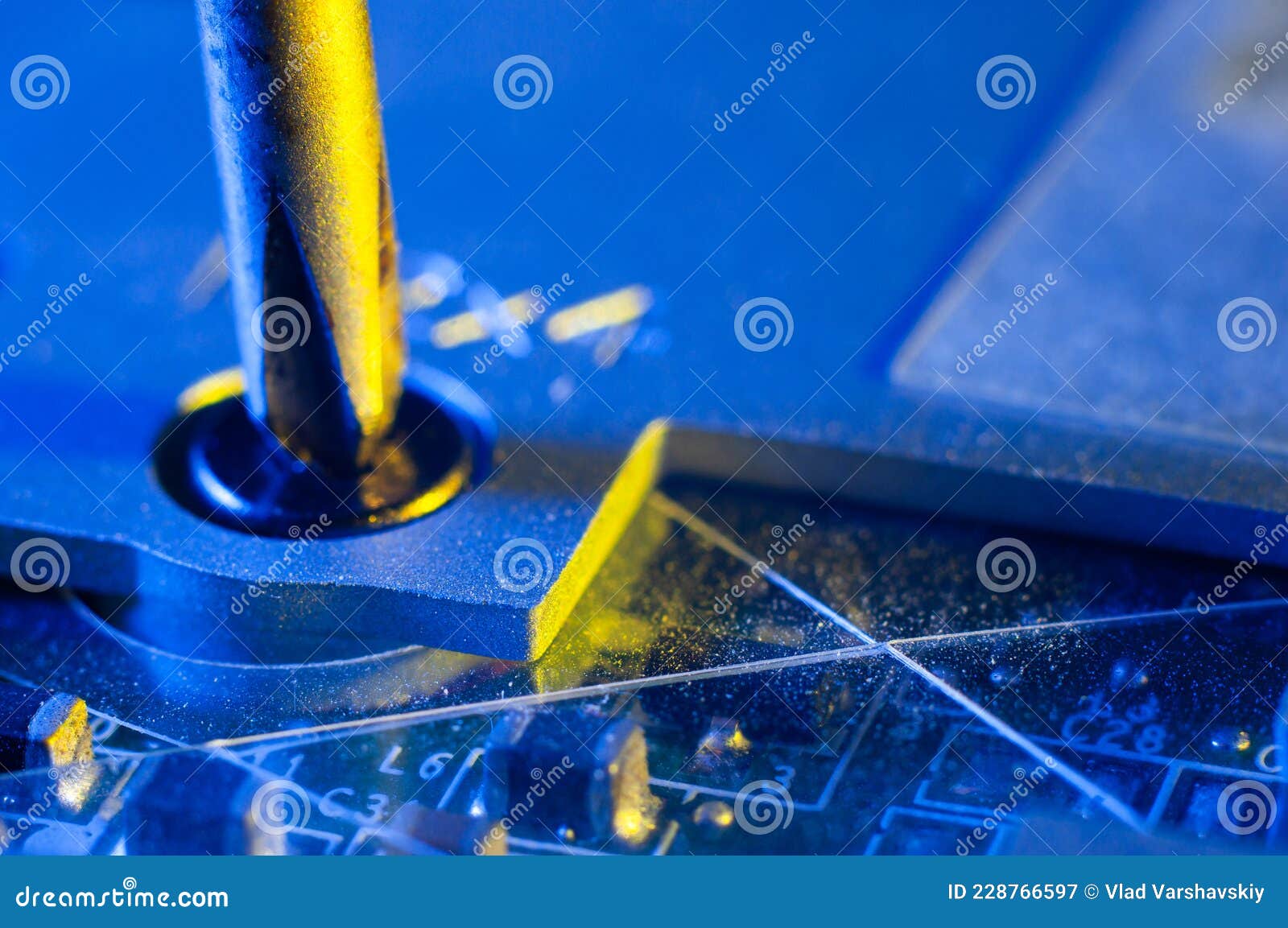 Computer Disassembly Process with a Screwdriver Close Up Stock Image ...