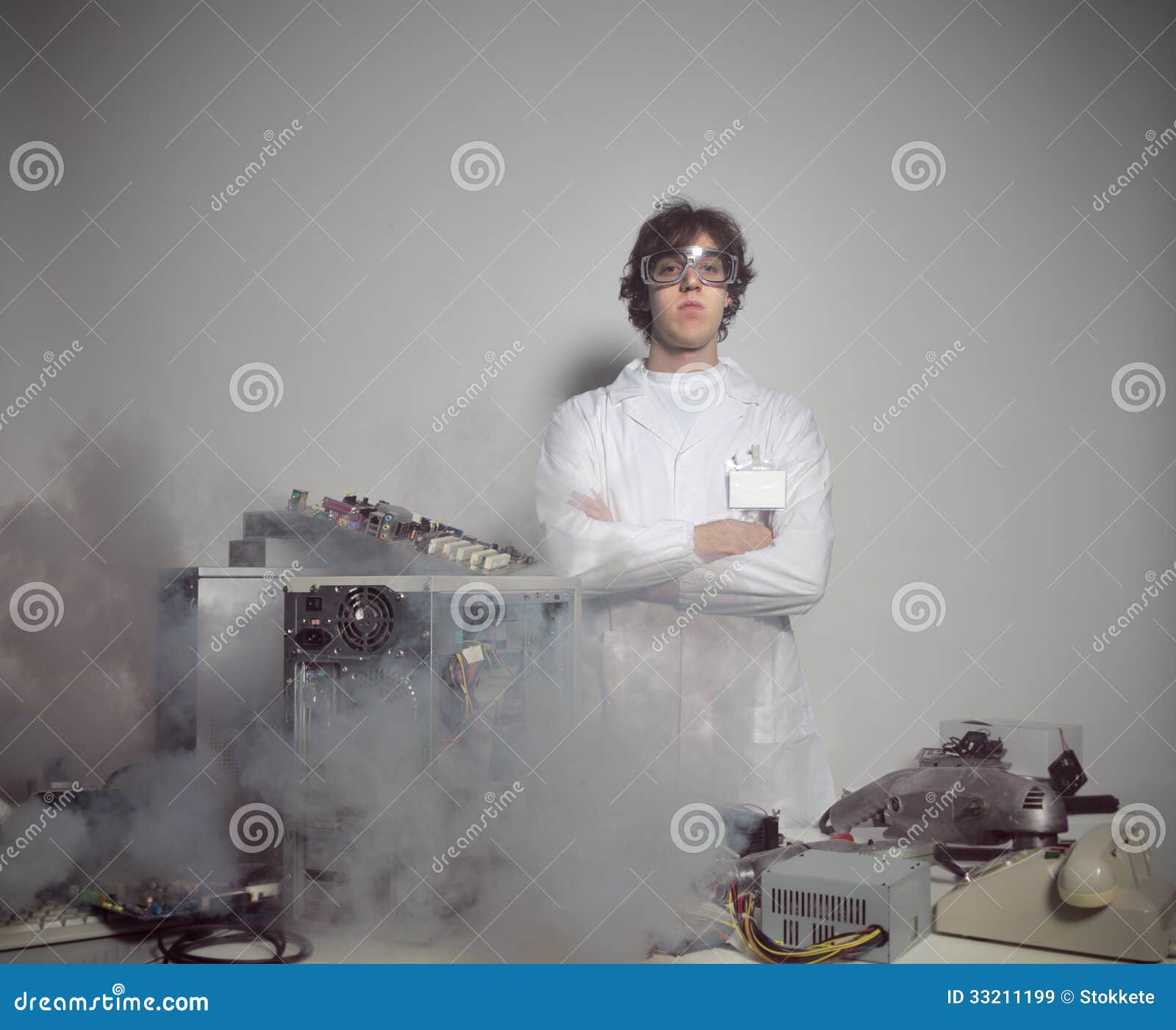 Computer disaster stock image. Image of repair, concepts - 33211199