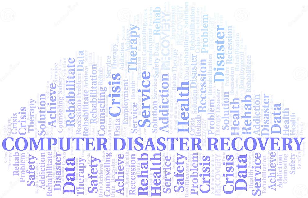 Computer Disaster Recovery Vector Word Cloud, Made with Text only ...