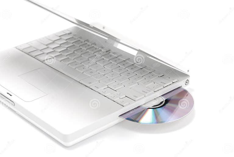 Computer disc drive stock photo. Image of white, media - 5621734