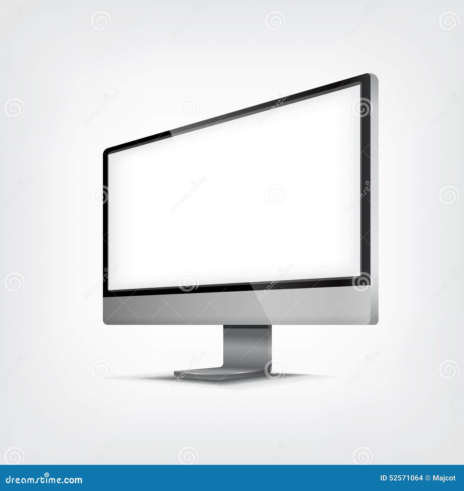Computer Display, Graphic Concept Stock Vector - Illustration of ...