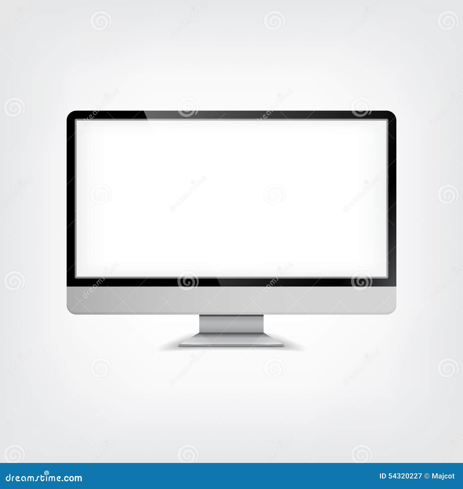 Computer Display, Graphic Concept Stock Vector - Illustration of ...