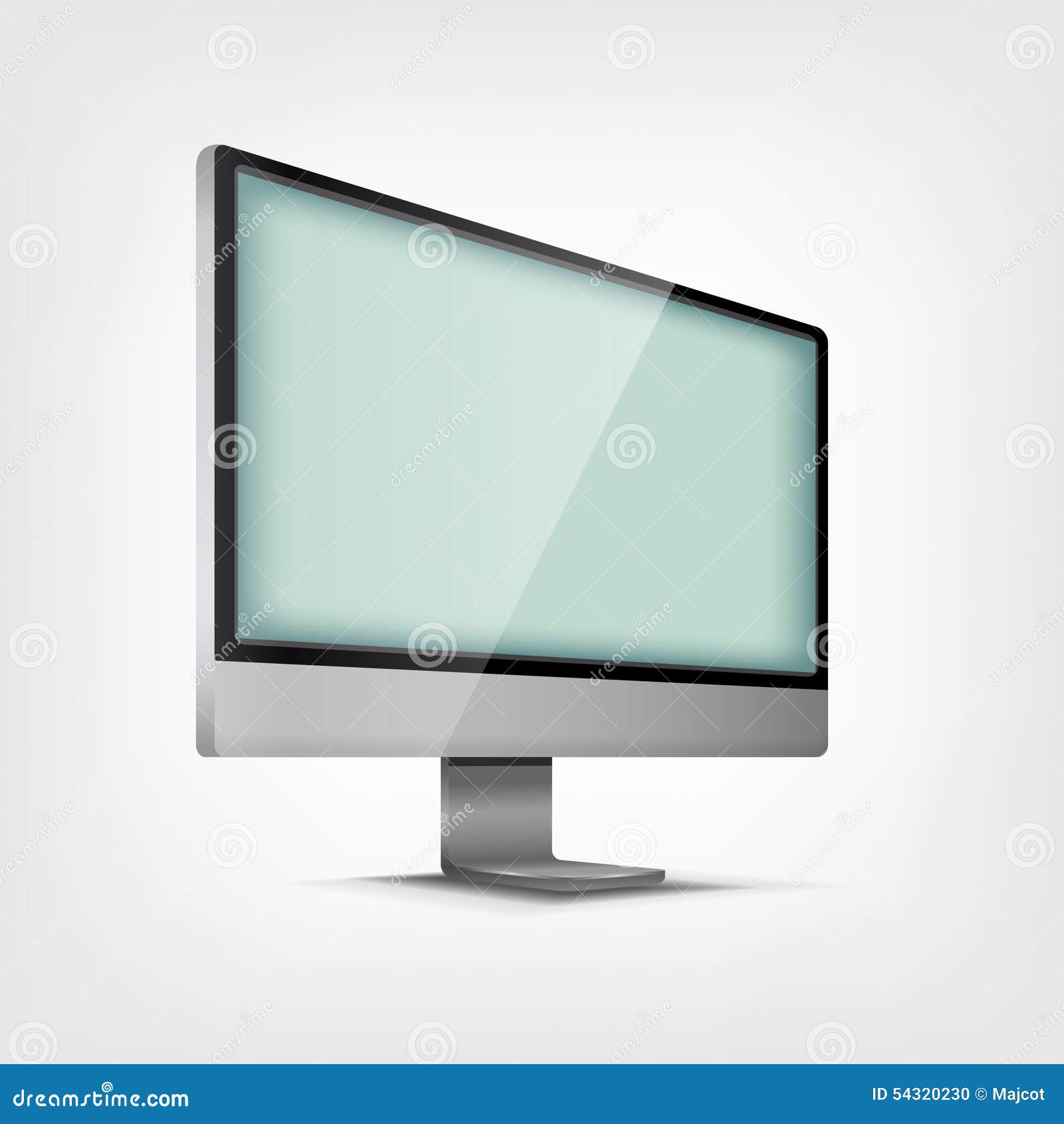 Computer Display, Graphic Concept Stock Vector - Illustration of ...