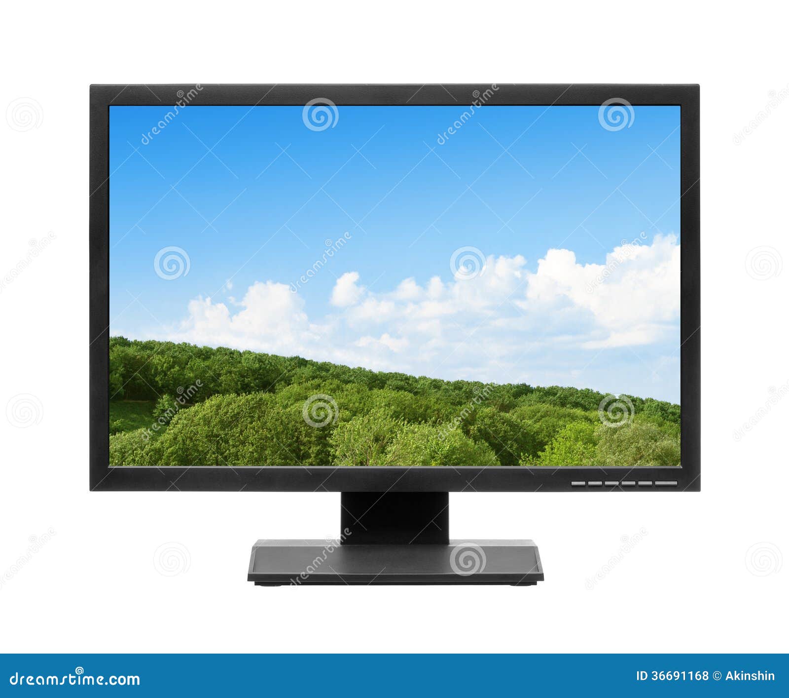 Computer display or lcd tv stock photo. Image of entertainment - 36691168