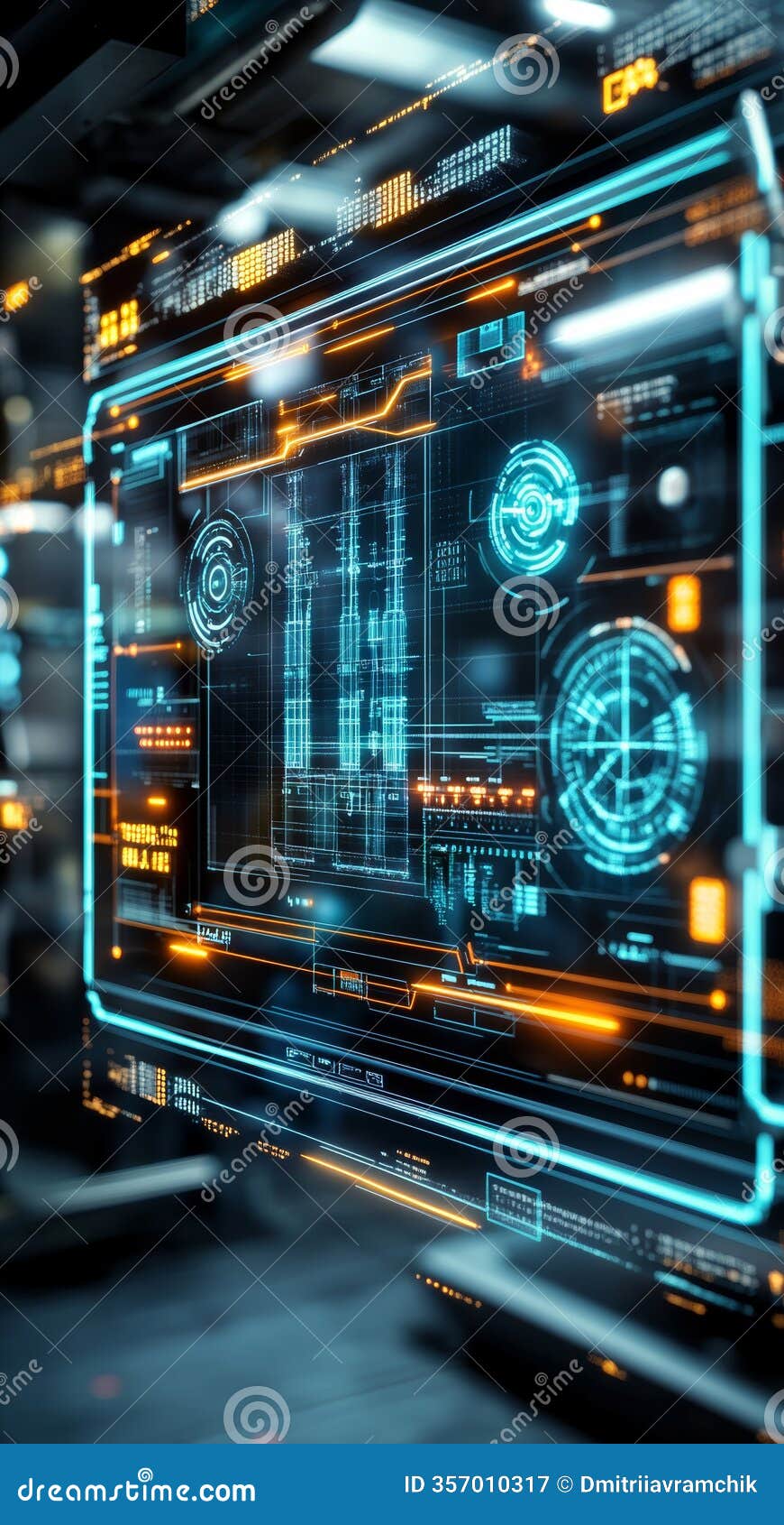 A Computer Displaying a CAD Electrical Project Featuring a Power Grid ...