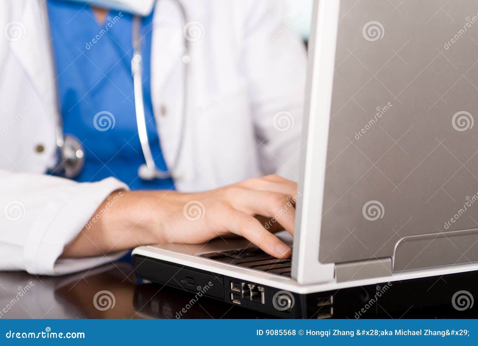 Computer doctor stock photo. Image of mask, caring, doctor - 9085568
