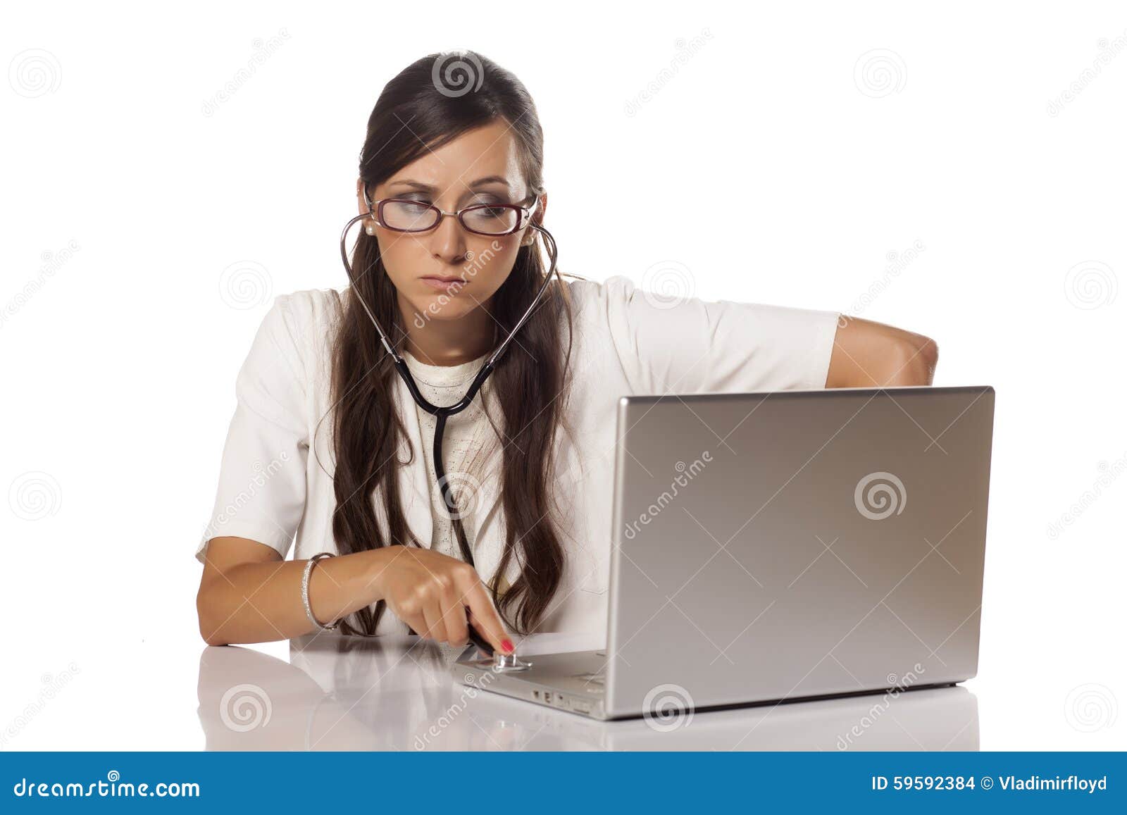 Computer doctor stock photo. Image of diagnostic, device - 59592384
