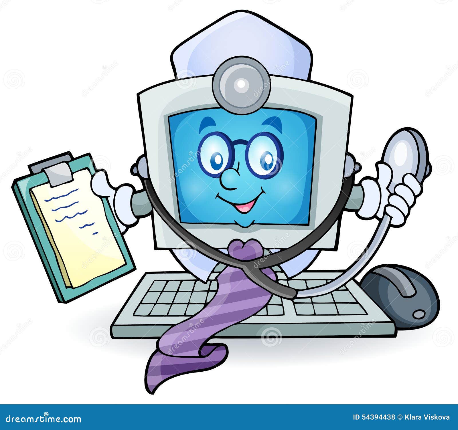 Computer Doctor Clipart