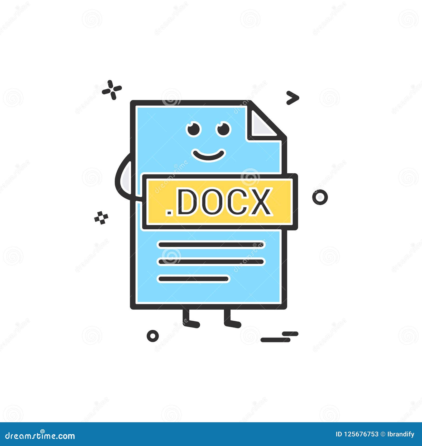 Computer Docx File Format Type Icon Vector Design Stock Vector ... Computer Docx File Format Type Icon Vector Design Stock Vector ...