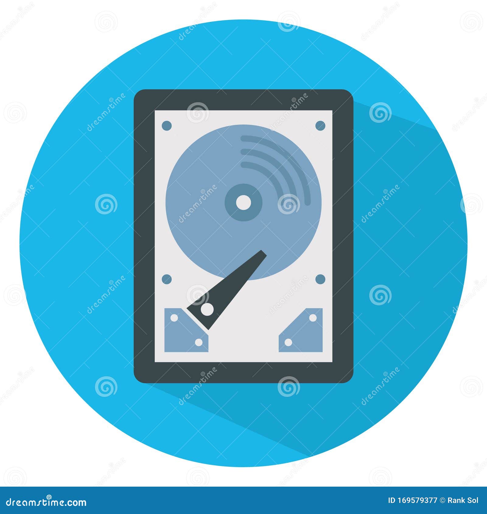 Computer Drive, Disk Drive Color Vector Icon Which Can Easily Modify or ...