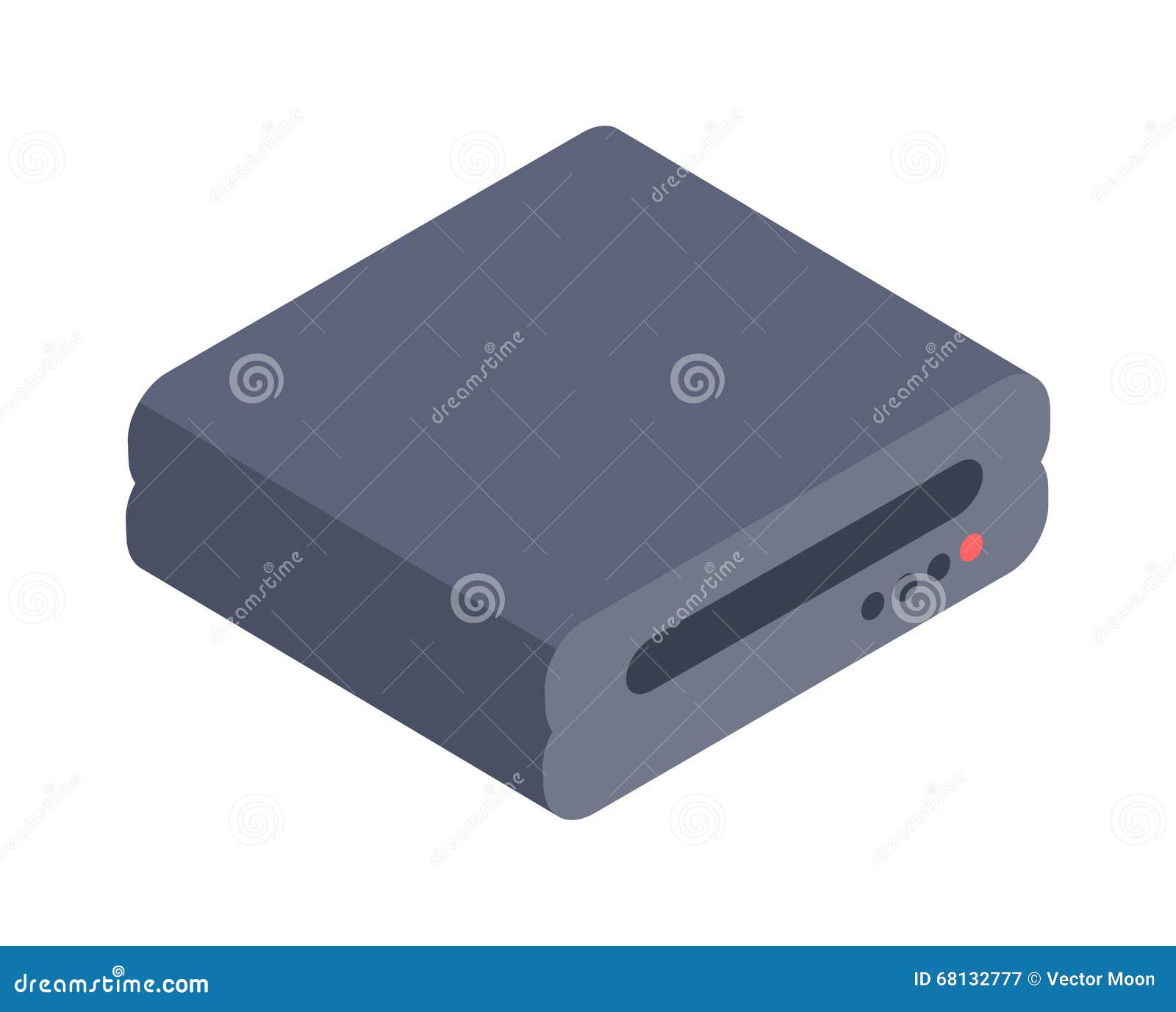 Computer Drive Isometric Icon Vector Illustration. Stock Vector ...