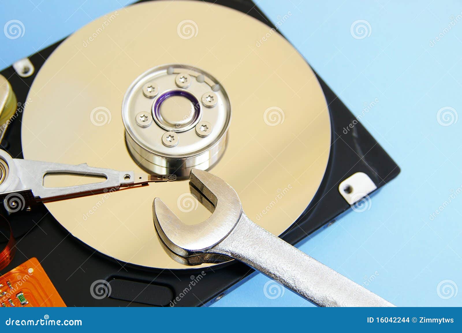 Computer drive repair stock photo. Image of tool, repairing - 16042244