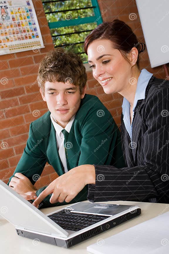 Computer education stock image. Image of blackboard, classroom - 9718985