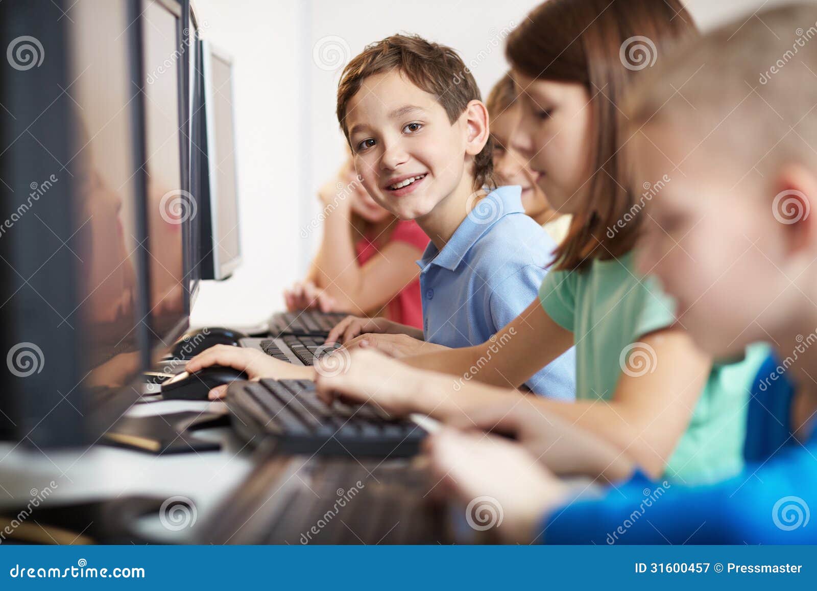 Computer education stock image. Image of network, people - 31600457