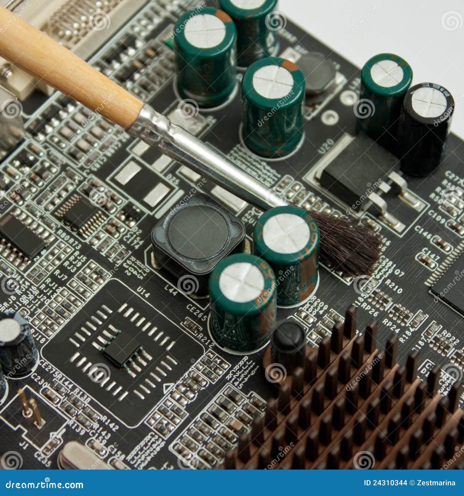 Computer electronic board stock photo. Image of abstract - 24310344