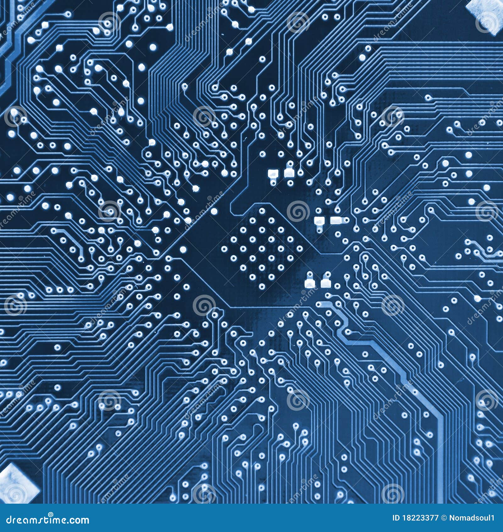 Computer Electronic Circuit Stock Image - Image of analog, background ...