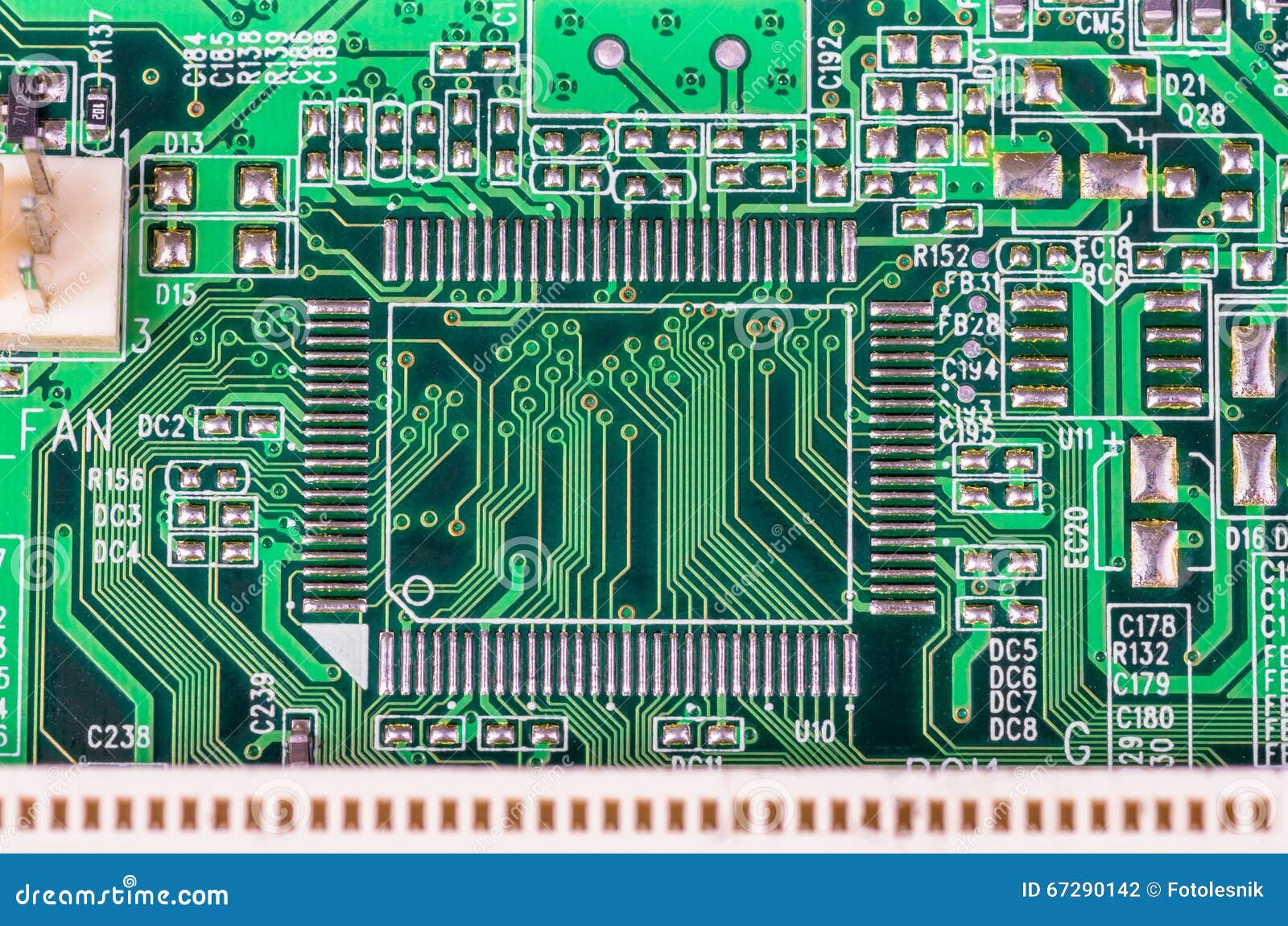 Computer Electronic Components Stock Photo - Image of engineering ...