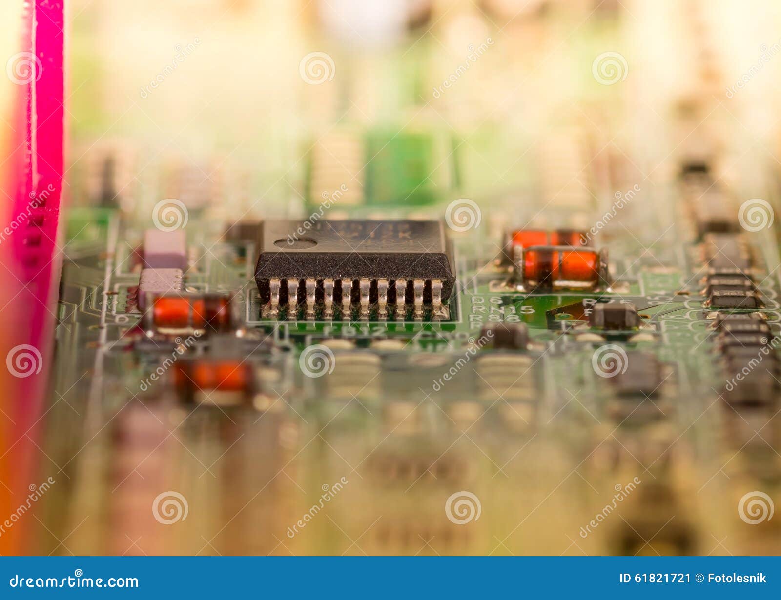 Computer Electronic Components Stock Image - Image of computer ...