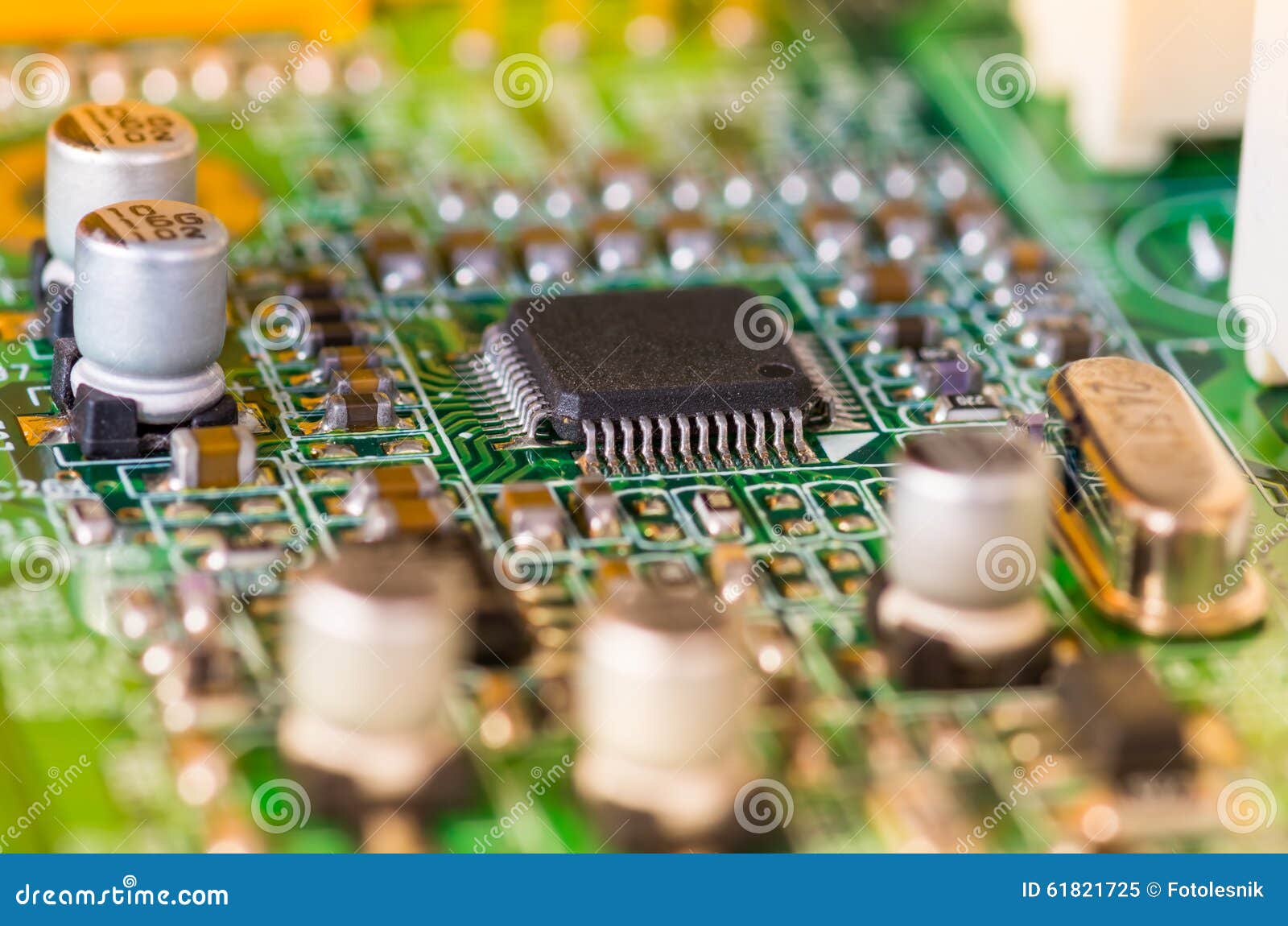 Computer Electronic Components Stock Image - Image of macro, hardware ...