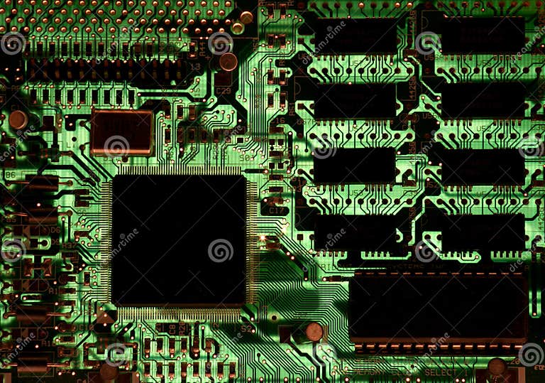 Computer electronics stock photo. Image of solder, lines - 250612